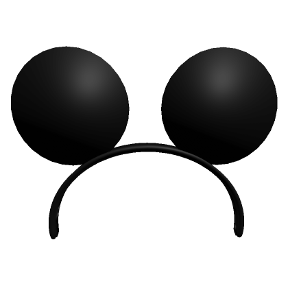 Black Mouse Ears Headband | Roblox Item - Rolimon's