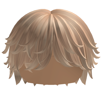 Messy Swept Fluffy Boy Hair (Blonde) | Roblox Item - Rolimon's