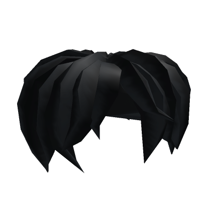 Messy Long Boy Hair (Black) | Roblox Item - Rolimon's