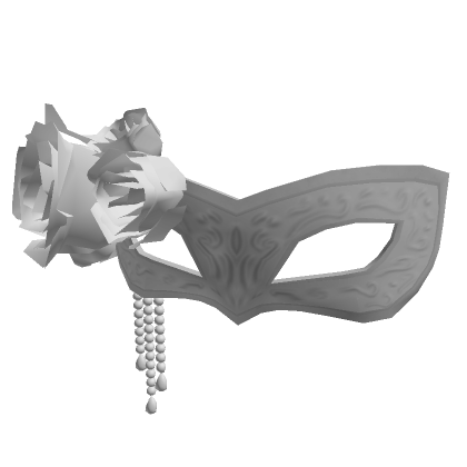 White Rose Masquerade Mask | Roblox Item - Rolimon's