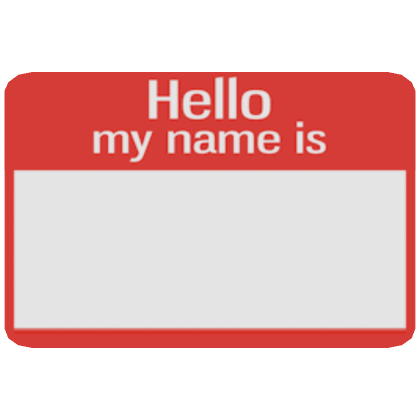 Name Tag | Roblox Item - Rolimon's
