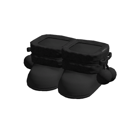 Trendy Fuzzy Boots Black | Roblox Item - Rolimon's