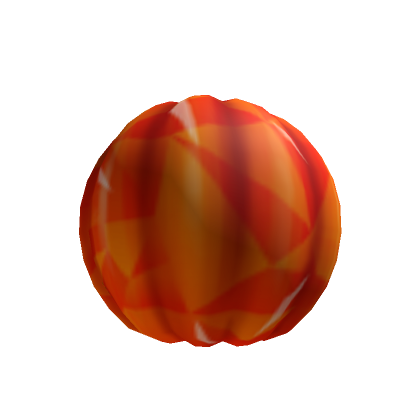 Ridged Sparkly Orange Ball | Roblox Item - Rolimon's