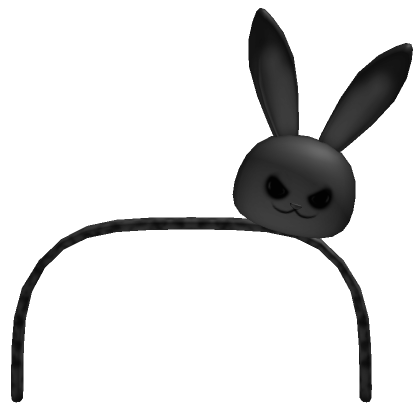 Goth Bunny Head Band | Roblox Item - Rolimon's