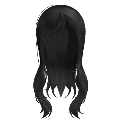 Straight Wavy (black) | Roblox Item - Rolimon's