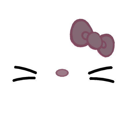 Pink kitty filter with bow | Roblox Item - Rolimon's