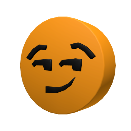 Smirk Emoji Head - Roblox