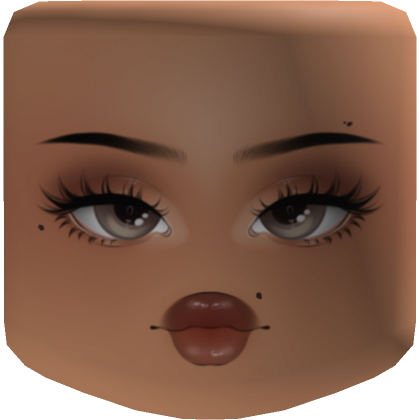 Y2K Magazine Model Face Nougat Skin Tone | Roblox Item - Rolimon's