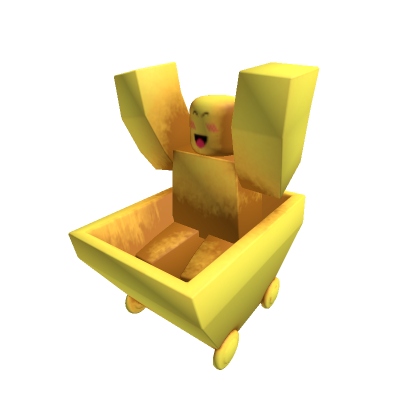 Golden Noob Cart | Roblox Item - Rolimon's