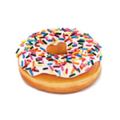 Vanilla Frosted Donut + Sprinkles - Roblox