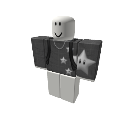 Grey Knitted Sweater w/Chain Emo Vintage Y2k Goth – Roblox
