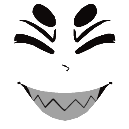 Sharp Shark Teeth Face (3D) | Roblox Item - Rolimon's