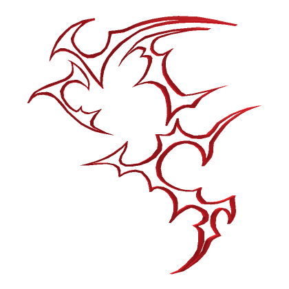 Red Cyber Sigil Face Tattoo | Roblox Item - Rolimon's