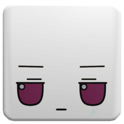 CUBE HEAD - Fumo Face (Purple) | Roblox Item - Rolimon's