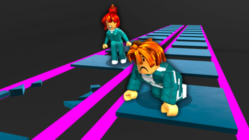 Impossible Squid Game Glass Bridge 2 | Troll and Show Path — Roblox ...