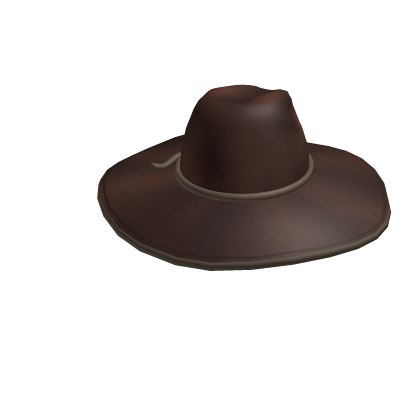 Big Brimmed Brown Hat | Roblox Item - Rolimon's