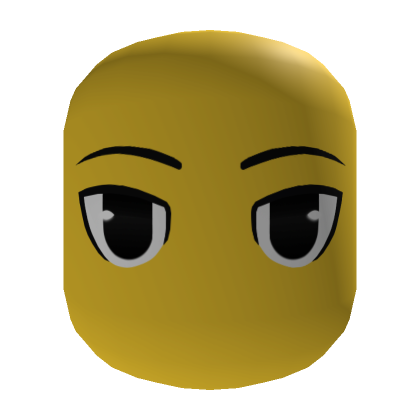 Dark Anime Protagonist Yellow Head | Roblox Item - Rolimon's