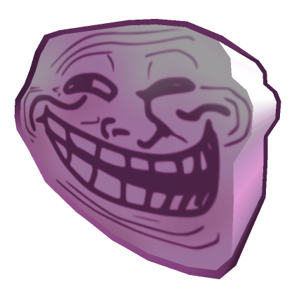 Pink Trollface Head | Roblox Item - Rolimon's