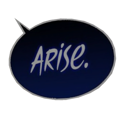 Arise Speech Bubble | Roblox Item - Rolimon's