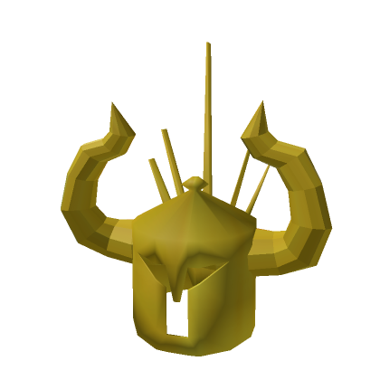 Gold Knight Helmet Horns Arrows | Roblox Item - Rolimon's
