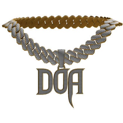 ICED OUT GOLD DOA CHAIN | Roblox Item - Rolimon's