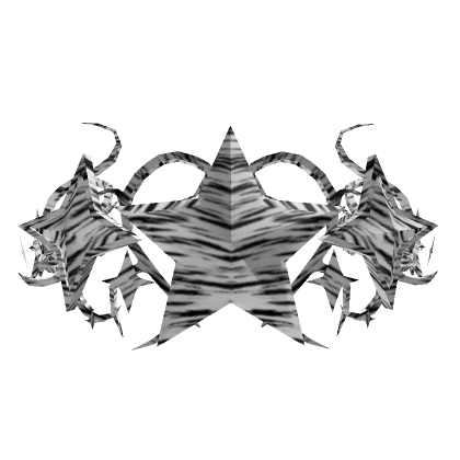 Zebra Star Cyber Sigil Crown | Roblox Item - Rolimon's