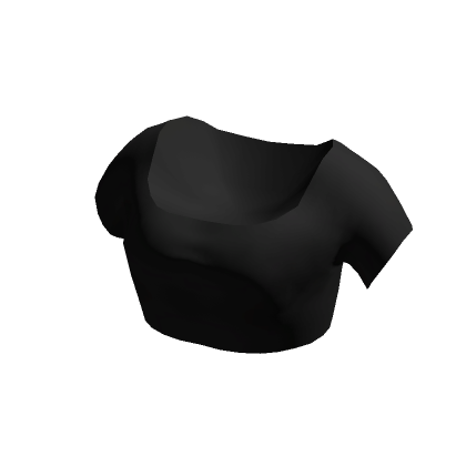Crop Top preto - Roblox