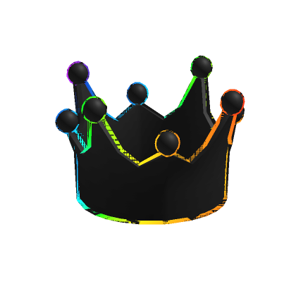 Rainbow Glitch Crown | Roblox Item - Rolimon's