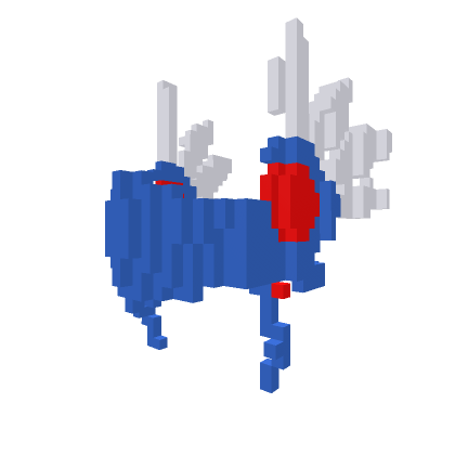 Blue 8-Bit Valkyrie (Valk) | Roblox Item - Rolimon's