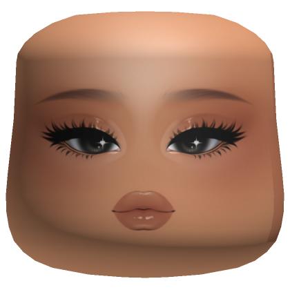 Sweetheart Girly Face Cheeks Head Nougat Skin Tone | Roblox Item ...