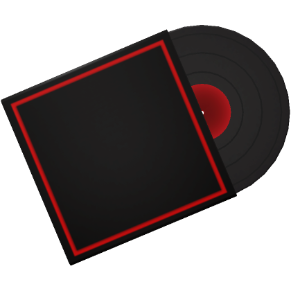 Vinyl with cover Red | Roblox Item - Rolimon's