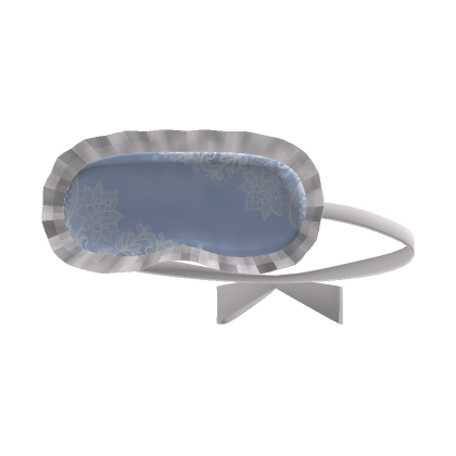 Kawaii Blue Silk Sleeping Mask | Roblox Item - Rolimon's