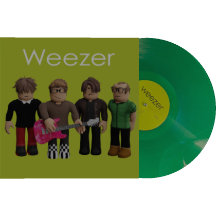 Weezer - Green Album (GREEN VINYL LP) | Roblox Item - Rolimon's