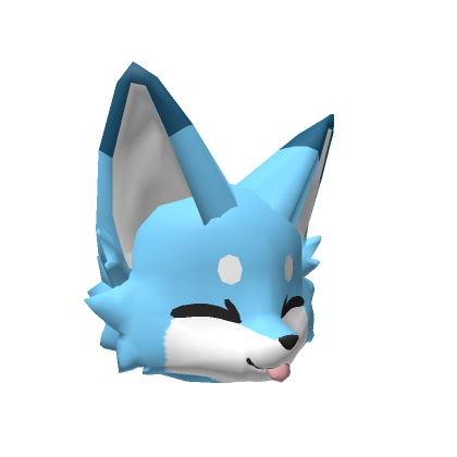 Light Blue Kemono Fox Head | Roblox Item - Rolimon's