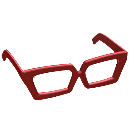 Red Oversized Cat Eye Glasses | Roblox Item - Rolimon's