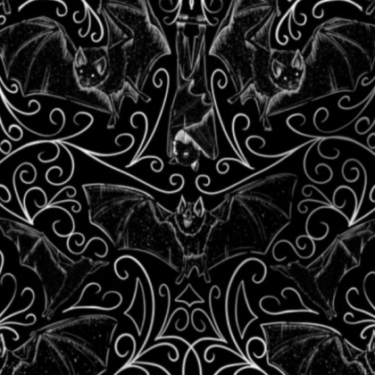 Goth Bats Wallpaper