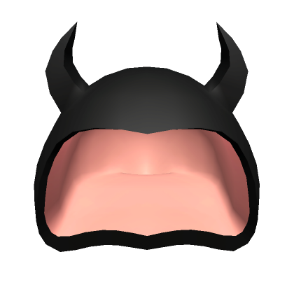 Black + Pink Devil Hood | Roblox Item - Rolimon's