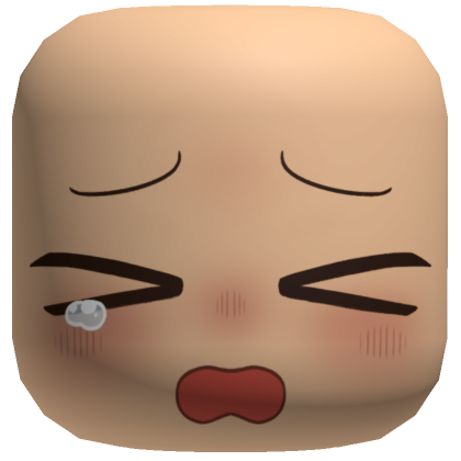 Crying Chibi Face Mask | Roblox Item - Rolimon's