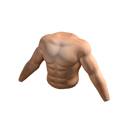 Realistic Slim Muscle Suit in Nougat | Roblox Item - Rolimon's
