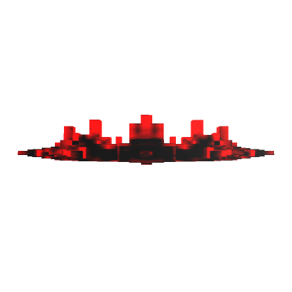 [⏳]Glowing Red 8-Bit Spike Crown | Roblox Item - Rolimon's