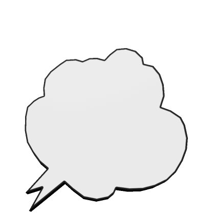 Cute Funny Anime Angry Puff Cloud - Left | Roblox Item - Rolimon's