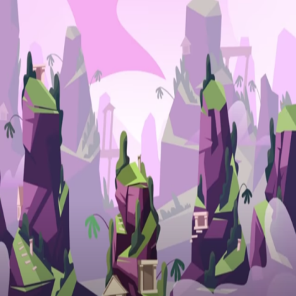bfb post-split background (the pillary ruins)