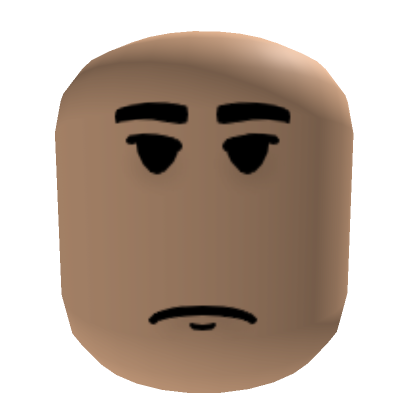 Light Masculine Neutral Face [Black Eyes] | Roblox Item - Rolimon's