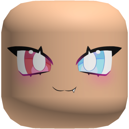 Red And Blue Heterochromia Anime Face | Roblox Item - Rolimon's