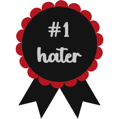 #1 Hater Badge | Roblox Item - Rolimon's