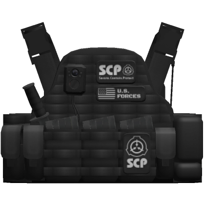 SCP Tactical Body Armor - Black | Roblox Item - Rolimon's