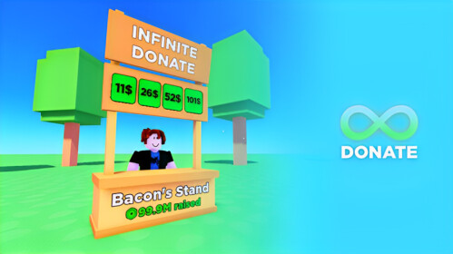 PLS DONATE BUT INFINITE ROBUX - Roblox