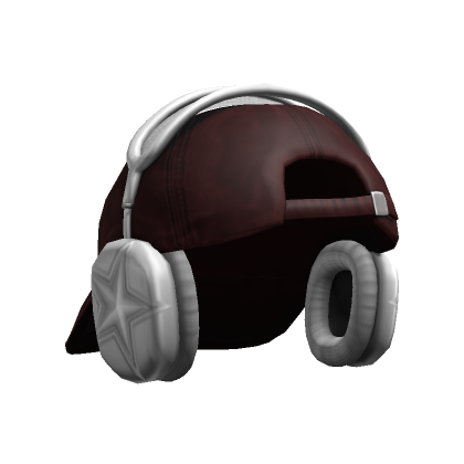 Grunge Backwards Cap and Headphones Red | Roblox Item - Rolimon's