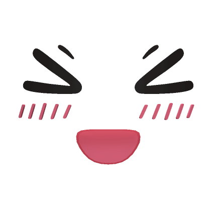 Excited Blush Face | Roblox Item - Rolimon's