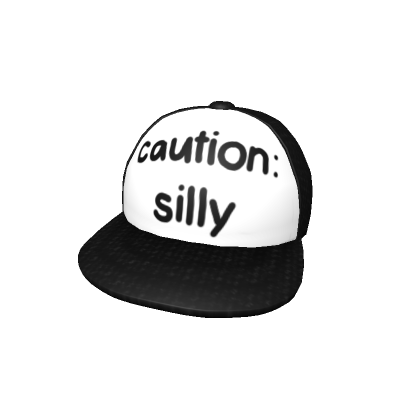 Caution: Silly Trucker Hat | Roblox Item - Rolimon's